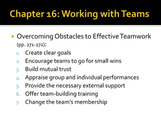 Effective group work | PPTX