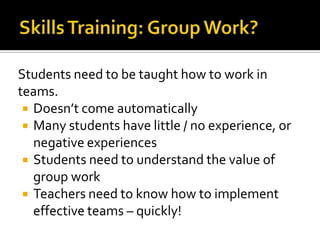 Effective group work | PPTX