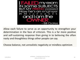 Effective handling of failure | PPSX