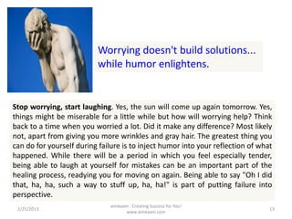 Effective handling of failure | PPSX