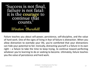 Effective handling of failure | PPSX