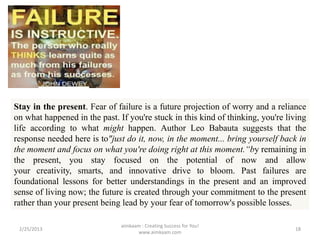 Effective handling of failure | PPSX