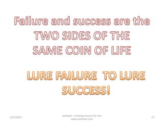 Effective handling of failure | PPSX