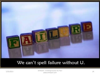 Effective handling of failure | PPSX