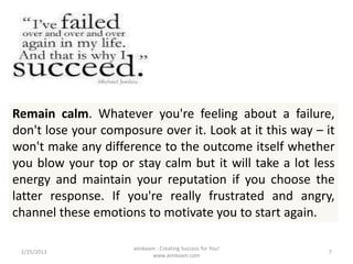 Effective handling of failure | PPSX