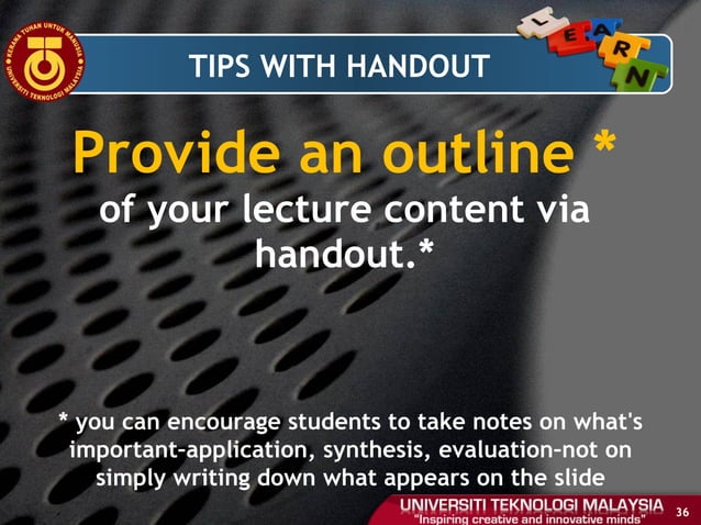 Effective Handout | PPT