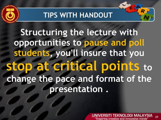 Effective Handout | PPT