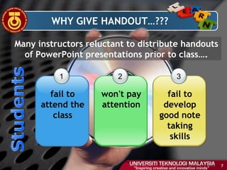 Effective Handout | PPT