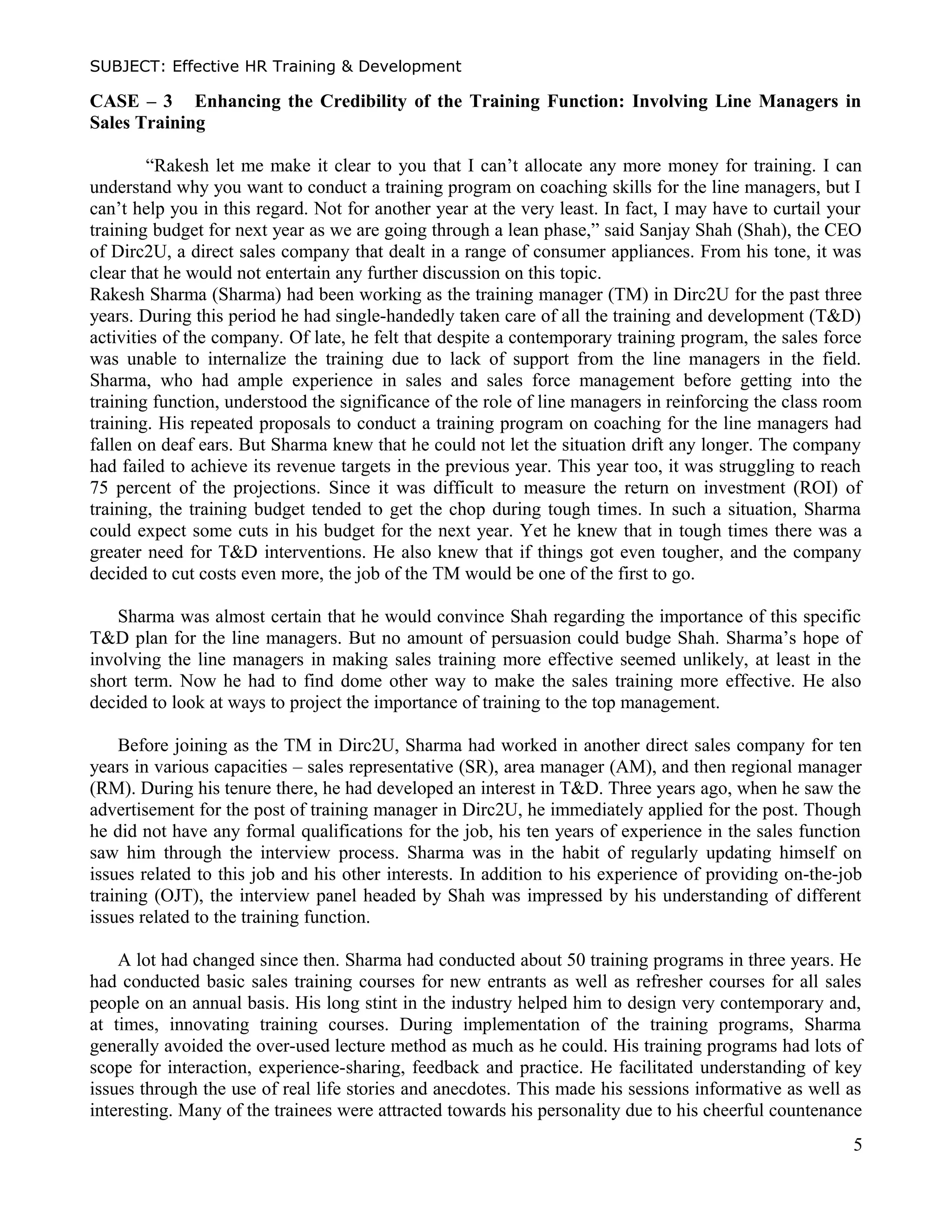 Effective hr training development | PDF