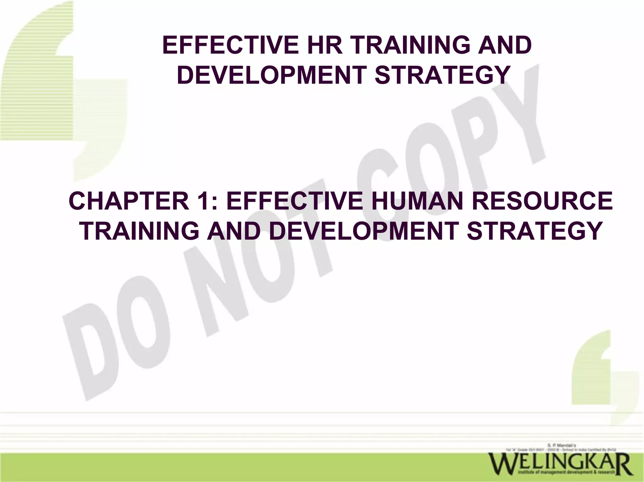 Effective HR Training & Development Strategies | PDF