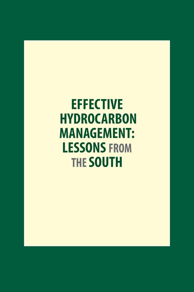 Effective hydrocarbon management 2009 | PDF