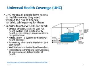 Effective implementation of national health strategy final | PPTX