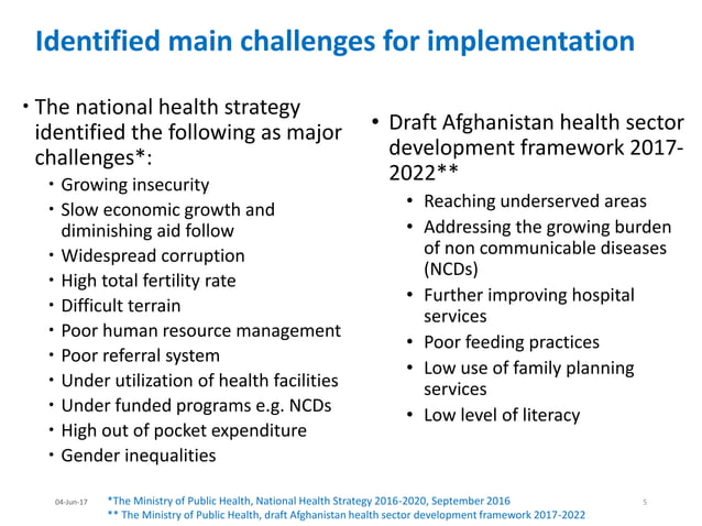 Effective implementation of national health strategy final | PPTX