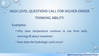 Effective instructional techniques | PPTX