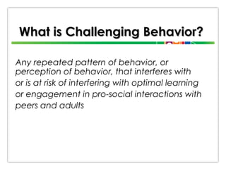 Effective instruction challenging behavior (revised) | PPT