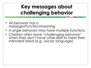 Effective instruction challenging behavior (revised) | PPT