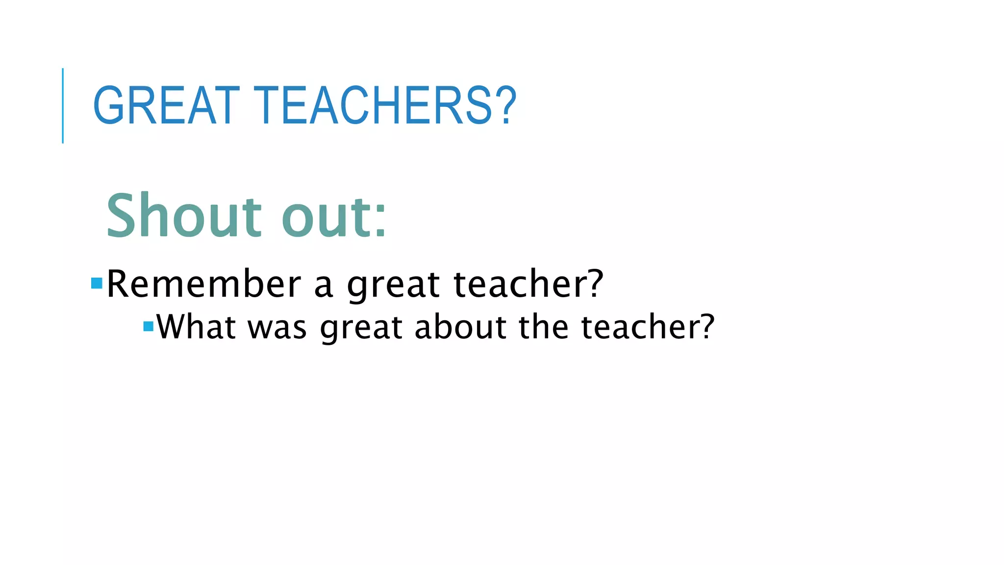 Effective instructors | PPT