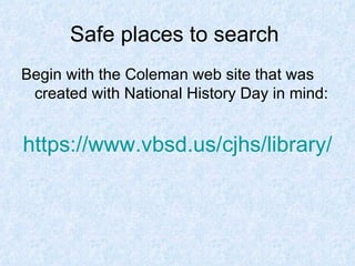 Effective internet research | PPT