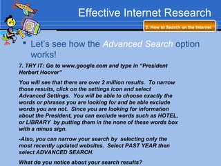 Effective Internet Research | PPT