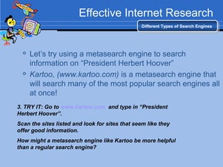 Effective Internet Research | PPT