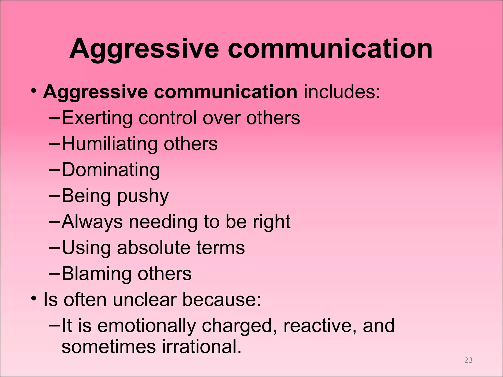 Effective interpersonal communication | PPT
