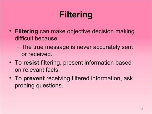 Effective interpersonal communication | PPT | Computer Networking | Computing