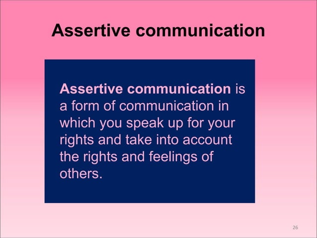 Effective interpersonal communication | PPT | Computer Networking | Computing