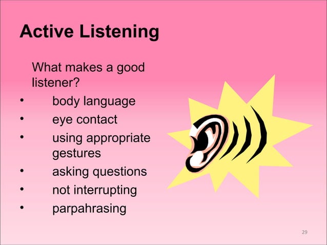 Effective interpersonal communication | PPT | Computer Networking | Computing
