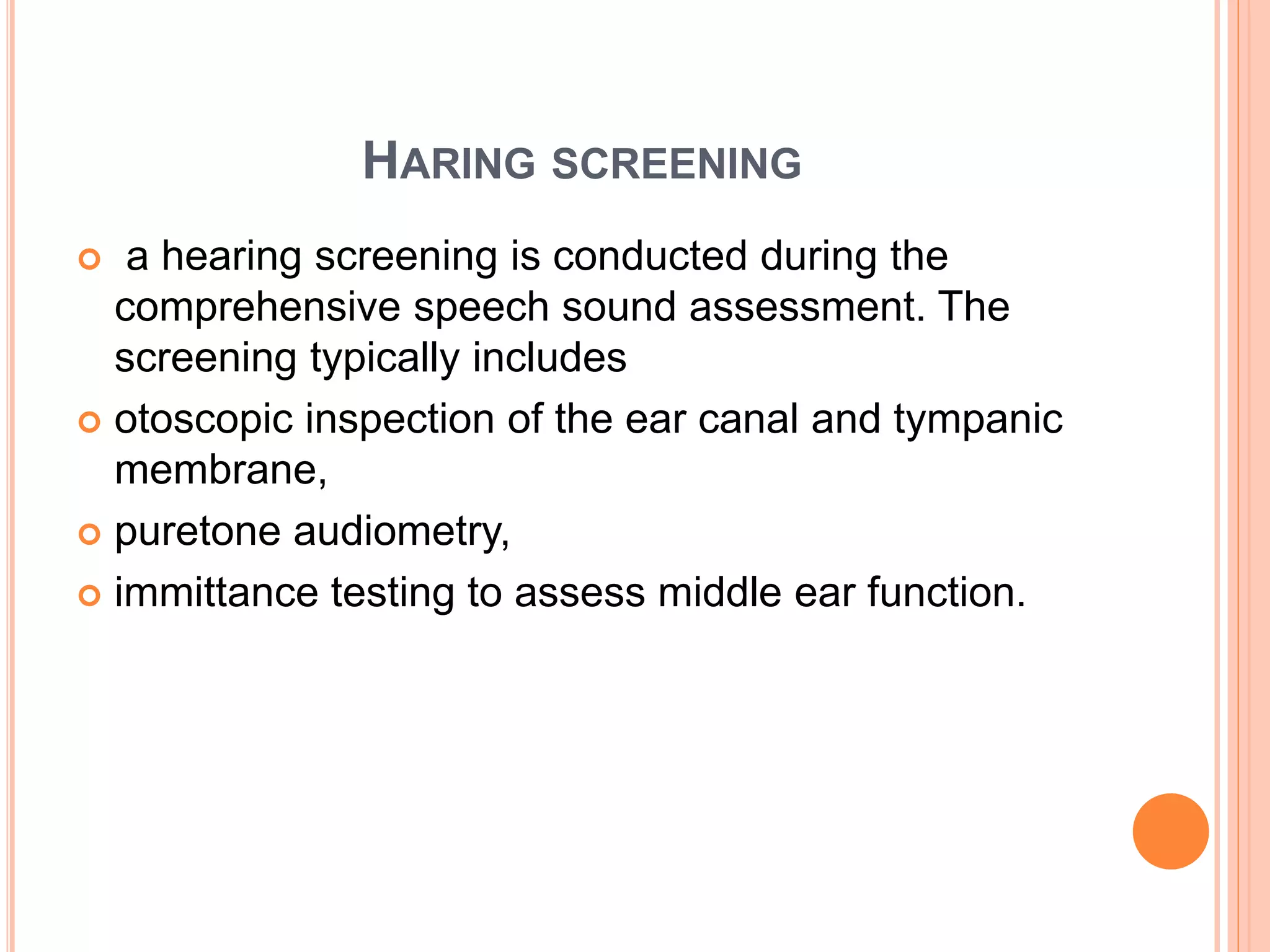 Speech sound disorder | PPTX