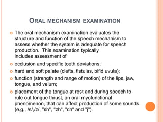 Speech sound disorder | PPTX