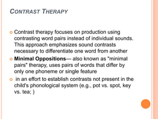 Speech sound disorder | PPTX