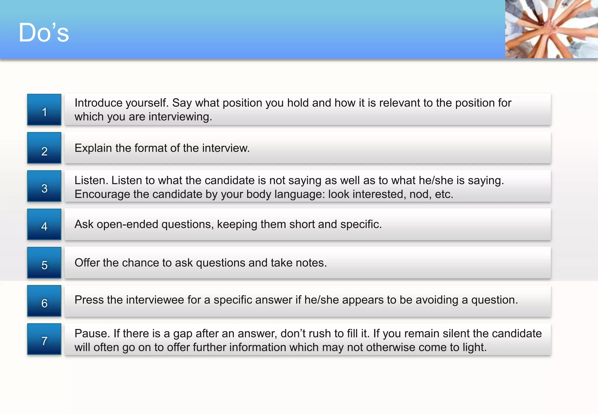 Conducting Effective interview | PPTX