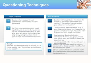 Conducting Effective interview | PPTX