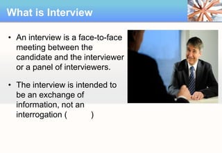 Conducting Effective interview | PPTX