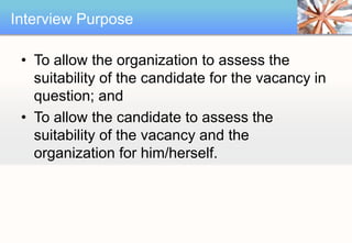 Conducting Effective interview | PPTX