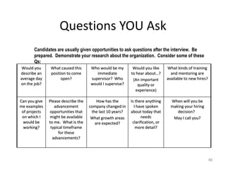 Effective Interviewing Opening Day 09 16 10 | PPT