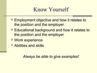 Effective interviewing techniques | PPT