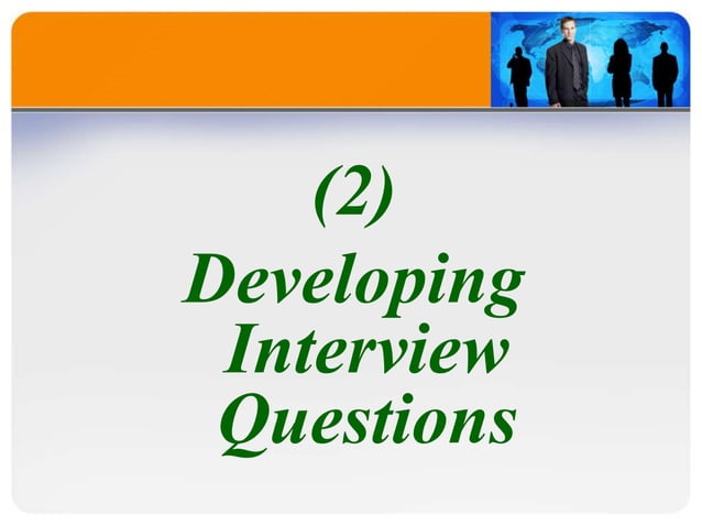 Effective interview skills | PPTX