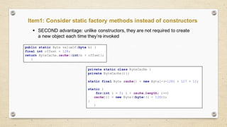 Effective Java. By materials of Josch Bloch's book | PPT
