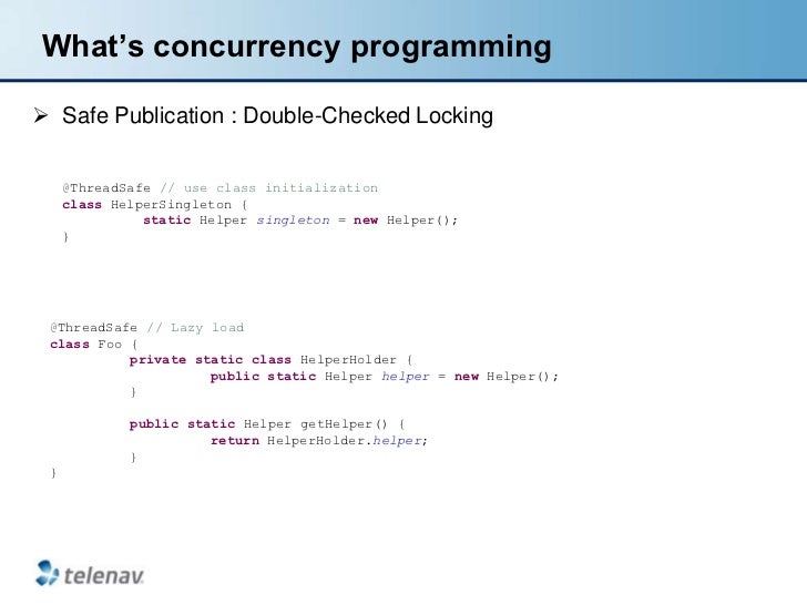 Effective Java Concurrency