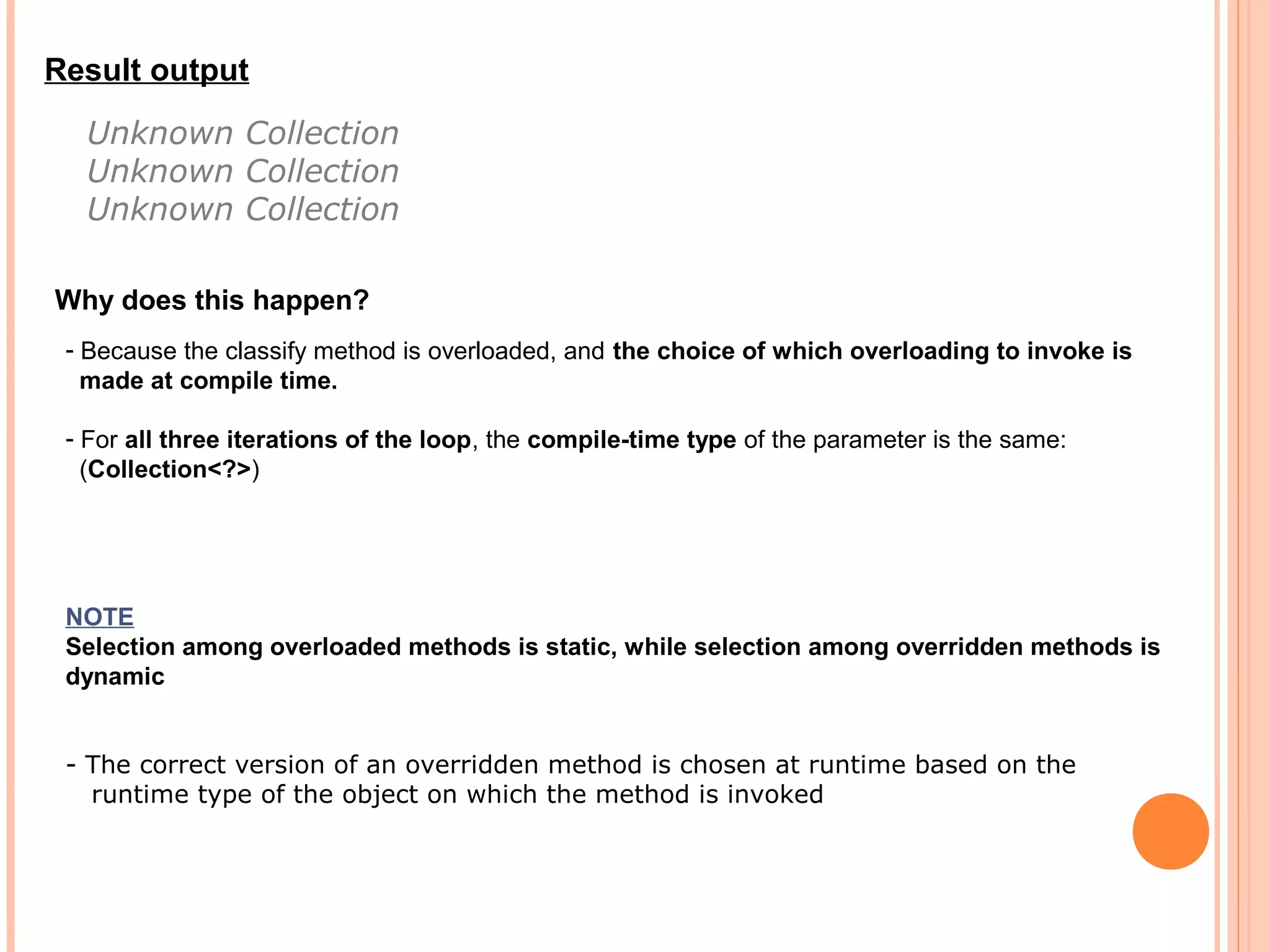 Effective Java - Design Method Signature Overload Varargs | PPT