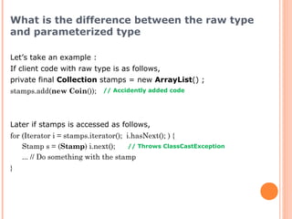 Effective Java - Generics | PPT