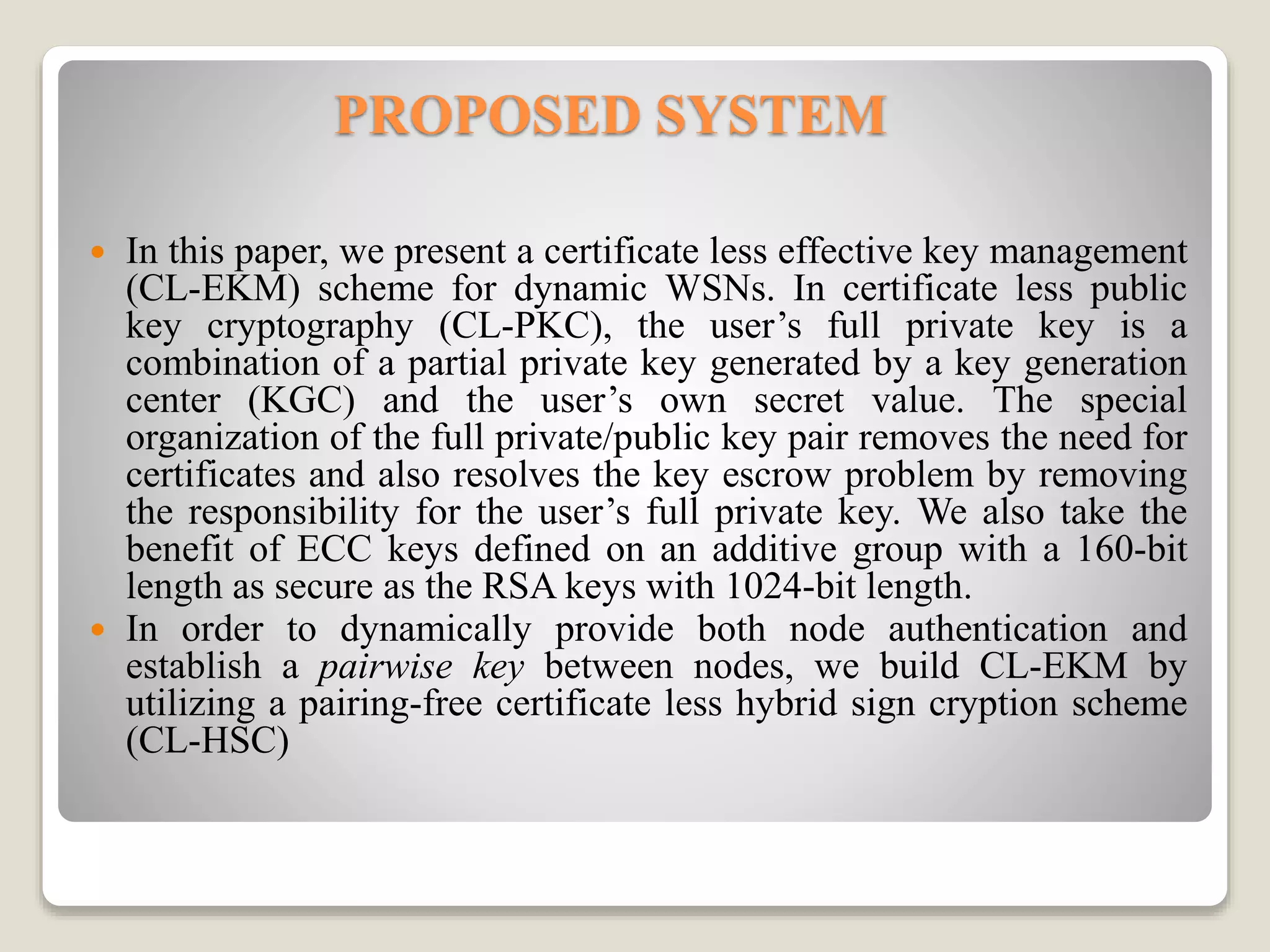 Effective key management in dynamic wireless sensor networks | PPTX