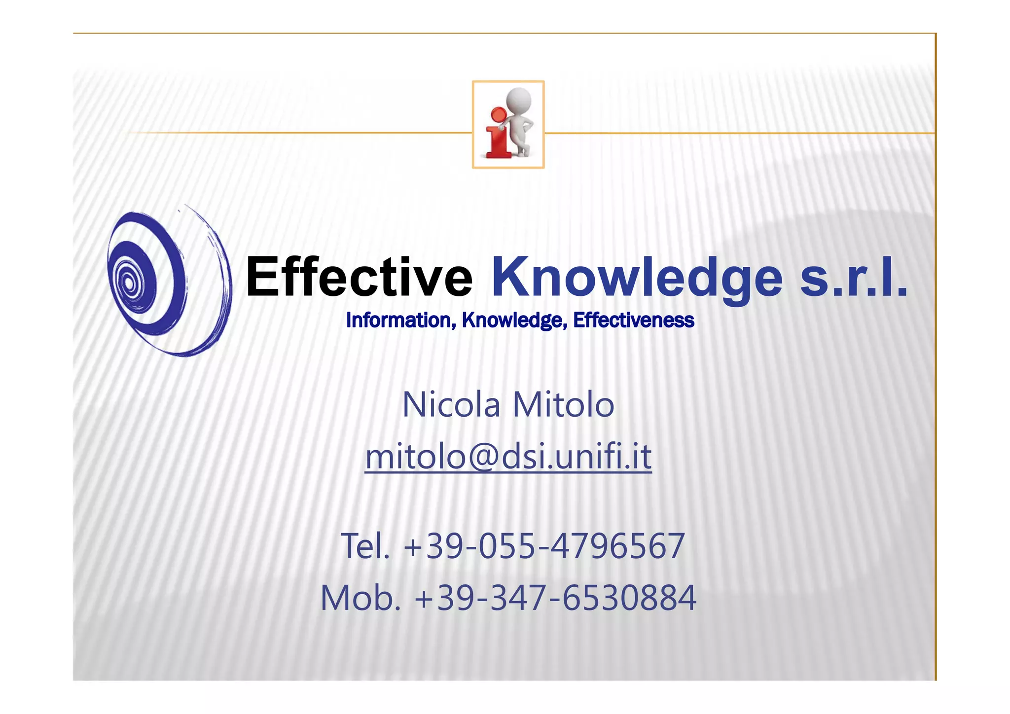 Effective Knowledge Presentation Ict2013 | PDF