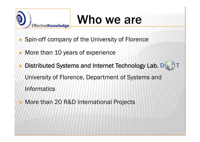 Effective Knowledge Presentation Ict2013 | PPT