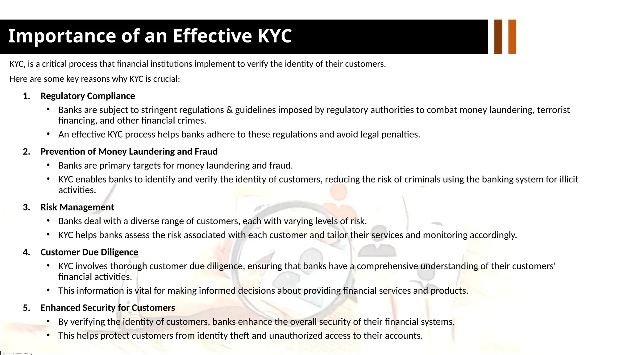 EFFECTIVE KYC - STEPS OF AN EFFECTIVE KYC | PPTX