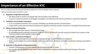 EFFECTIVE KYC - STEPS OF AN EFFECTIVE KYC | PPTX