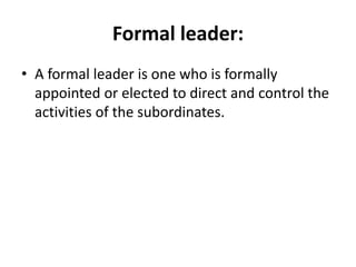 Effective leader ....... | PPTX