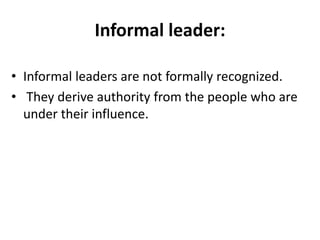 Effective leader ....... | PPTX