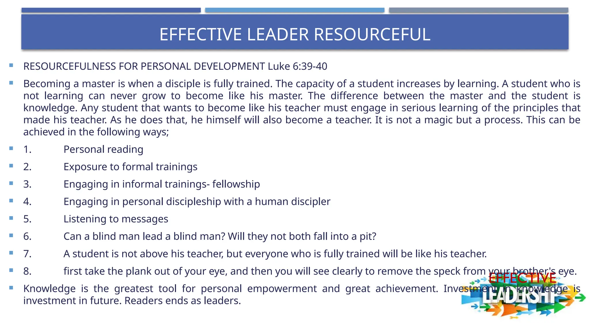 AN EFFECTIVE LEADER IS A RESOURCEFUL LEADER.pptx